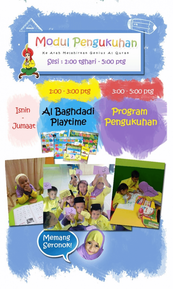 Jadual Program di Tadika Al Baghdadi Bandar Tasik Kesuma